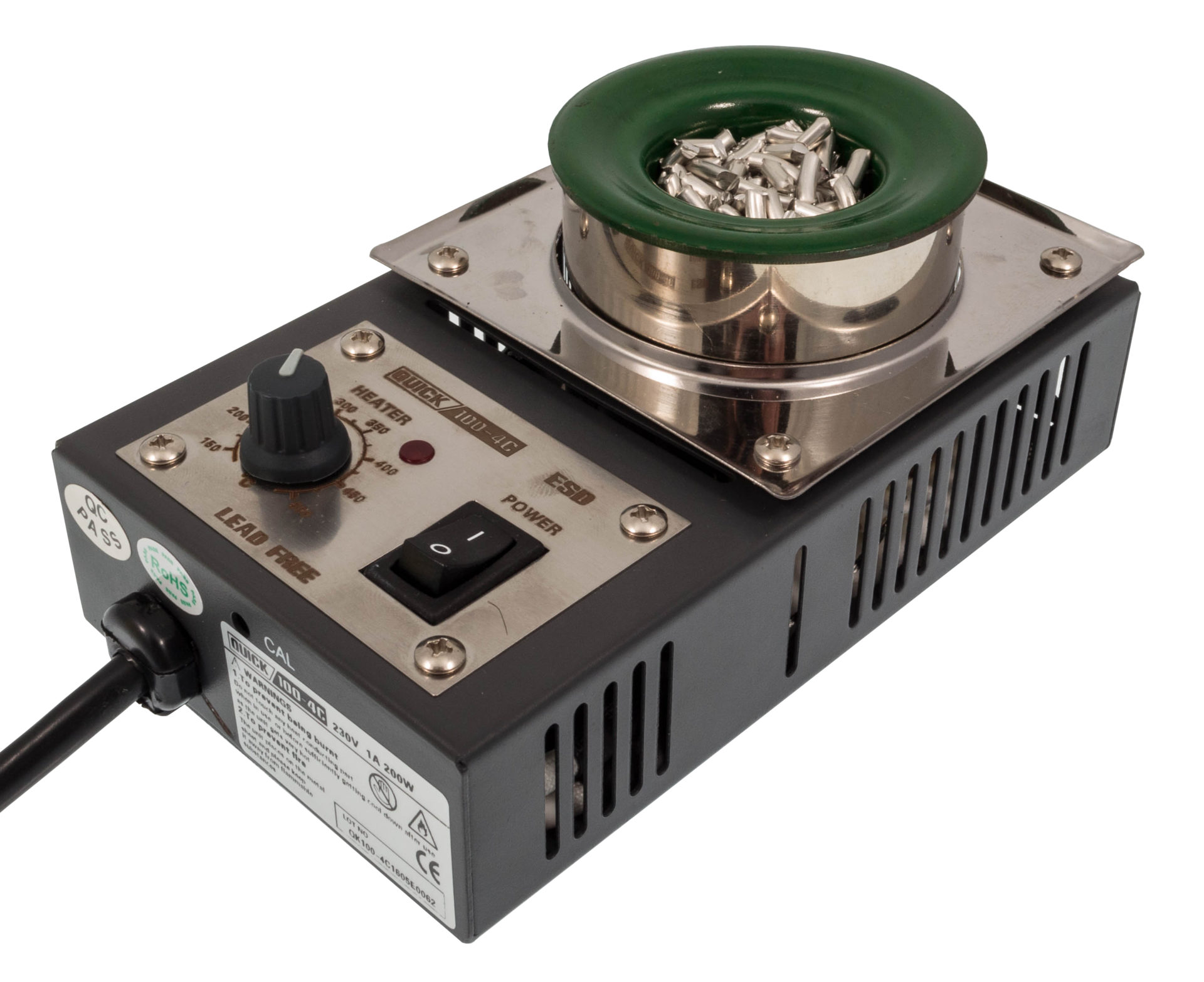 100-4C SOLDER DIPPING POT - Solders & Fluxes