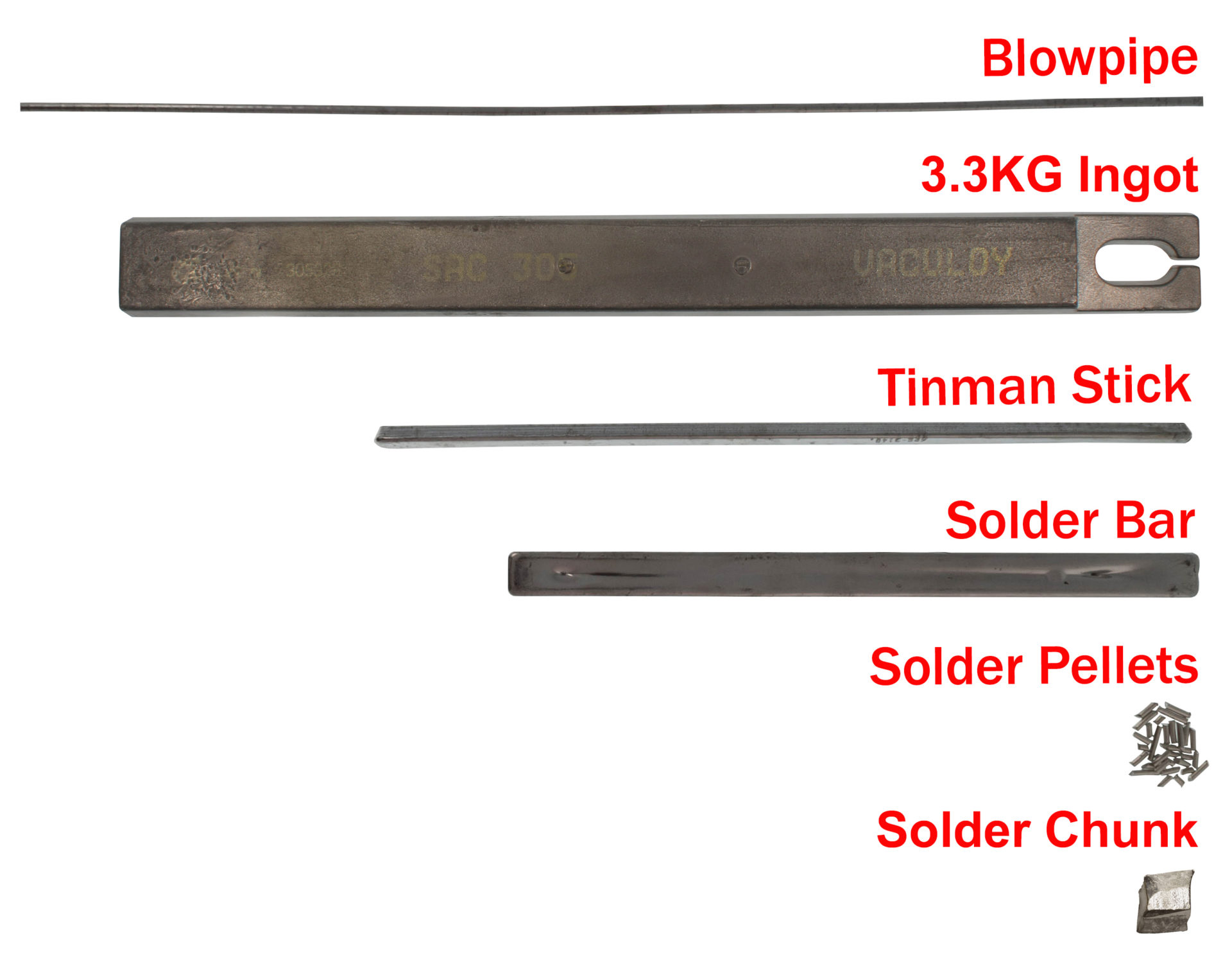 COMSOL HMP BLOWPIPE ROD SOLDER - Solders & Fluxes