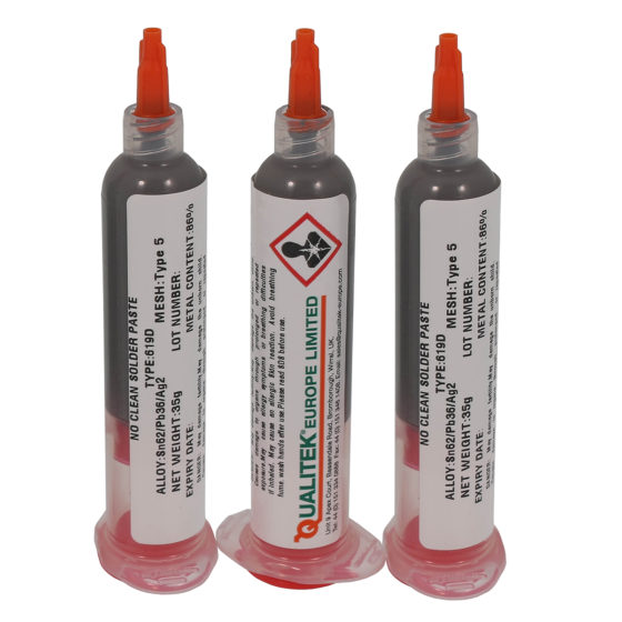 Solder Paste | Solders & Fluxes | Available in Small Syringes