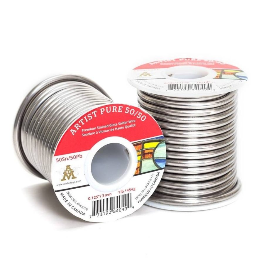 LEADED SOLID SOLDER WIRE 50G - Solders & Fluxes