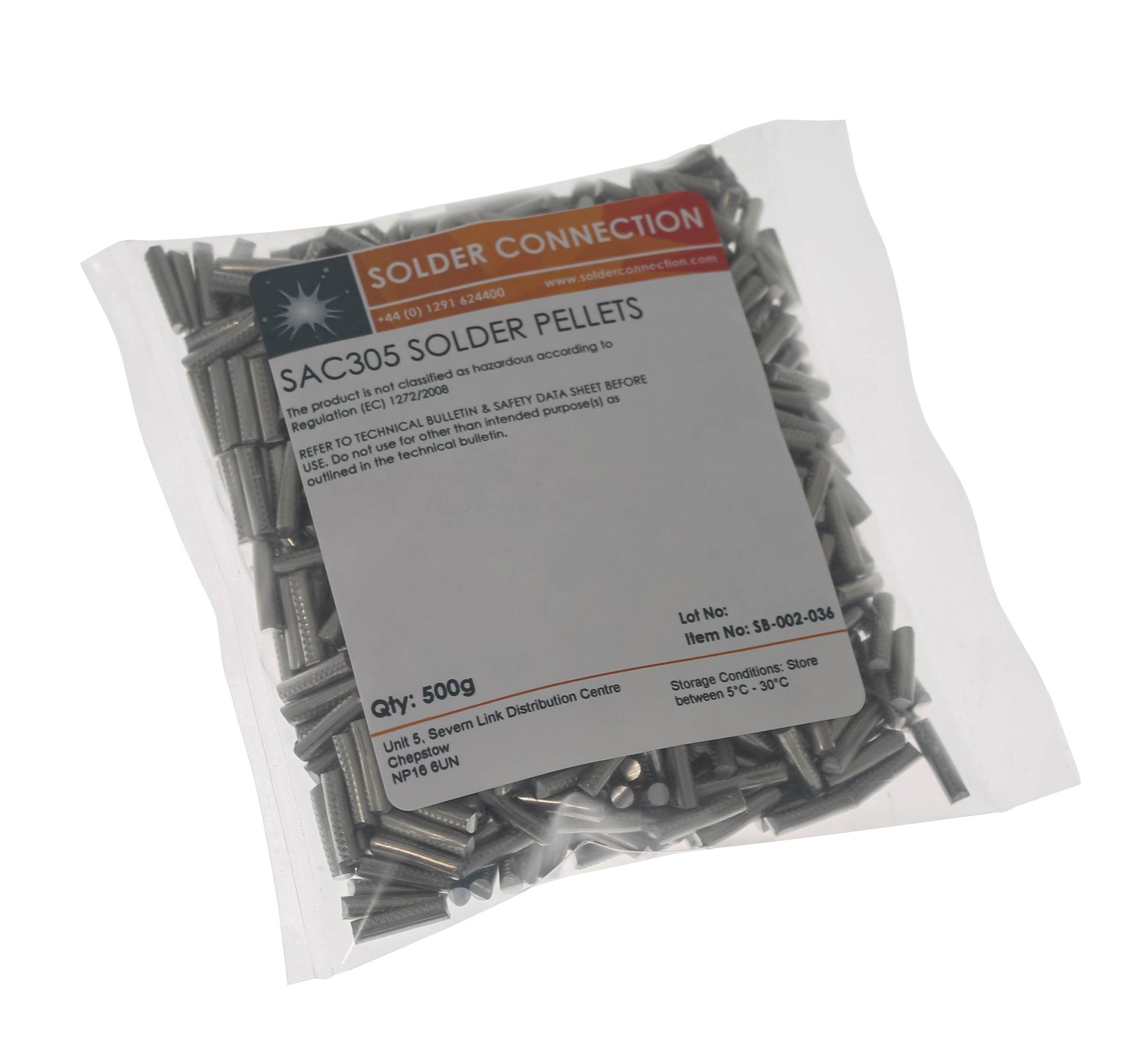 LEAD-FREE SOLDER PELLETS - Solders & Fluxes