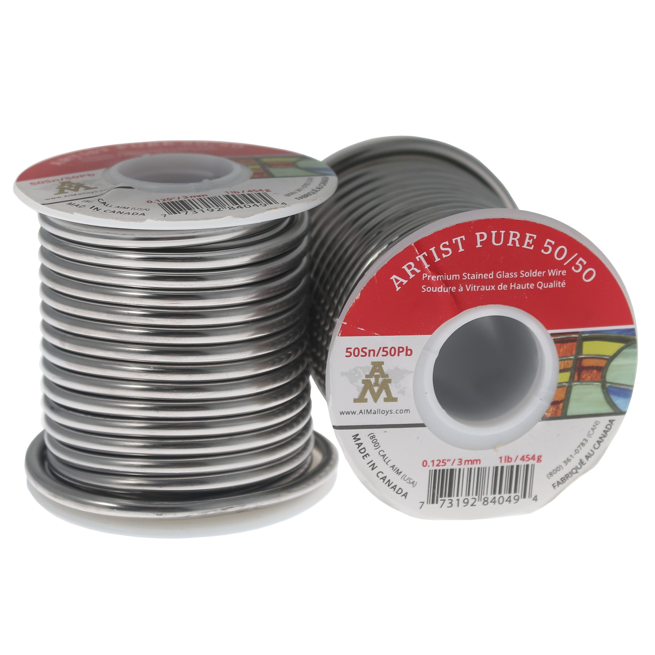 ARTIST PURE 50/50 3.2MM SOLID SOLDER WIRE 454G - Solders & Fluxes